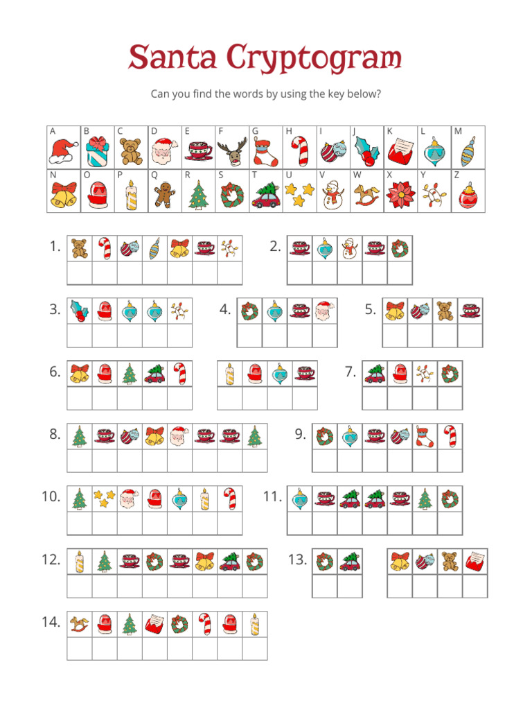 Santa Cryptogram | PDF