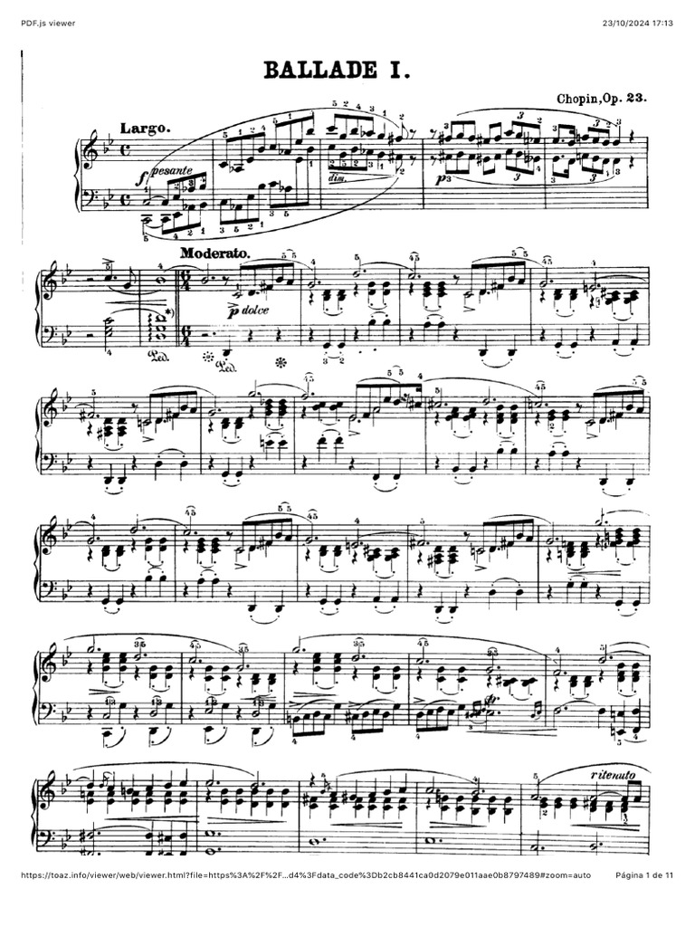 Ballade No.1 | PDF | Technology & Engineering