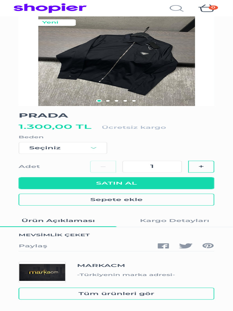 PRADA Shopier | PDF