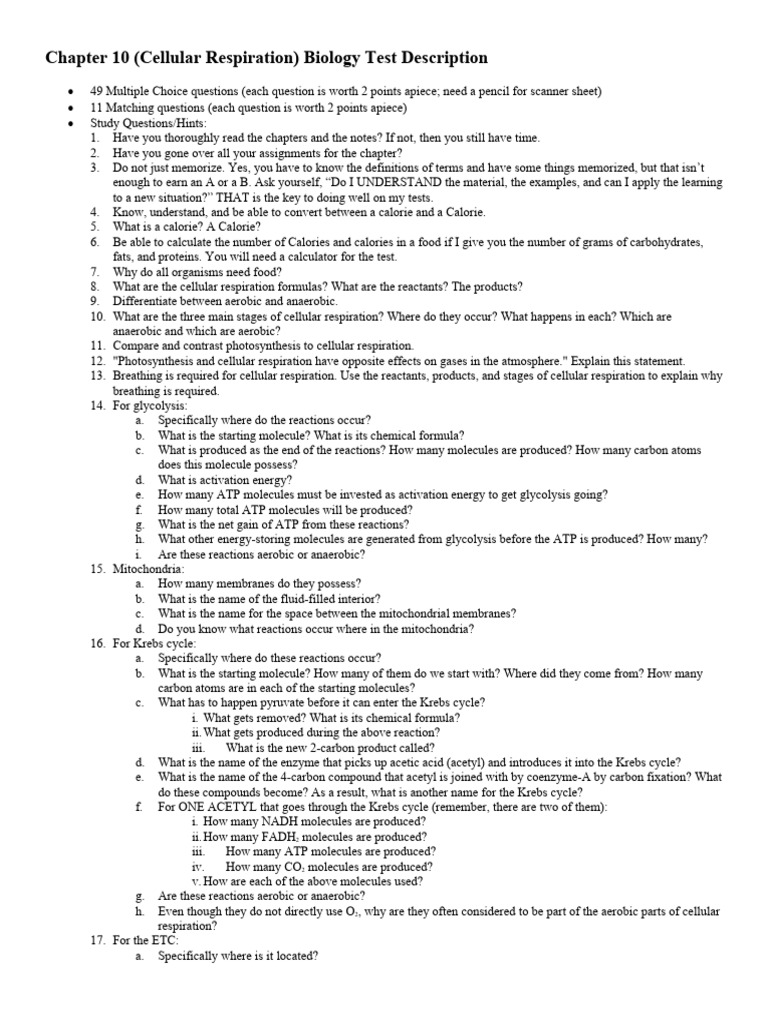Photosynthesis vs. Cellular Respiration | PDF | Cellular Respiration ...