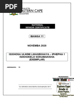 1 Isixhosa HL Worksheeet Notes Grade 11 Drama 11 Nathi Singabantu | PDF ...