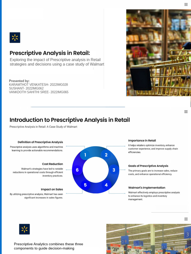 BA - Prescriptive Analysis in Retail | PDF