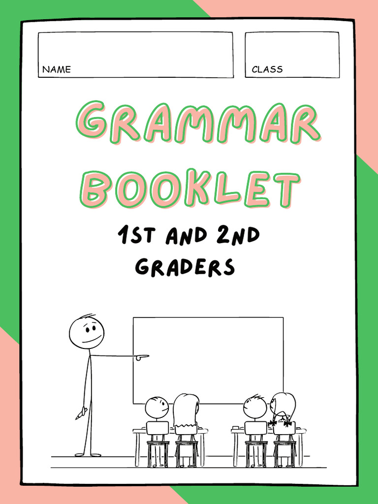 Grammar Booklet 1st and 2nd Graders | PDF | Pronoun | Verb