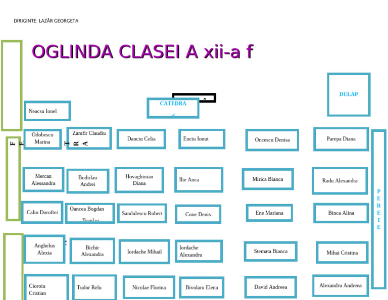 Oglinda Clasei A Xii A F | PDF