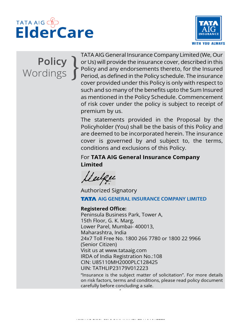 Policy Wordings | PDF | Hospital | Insurance