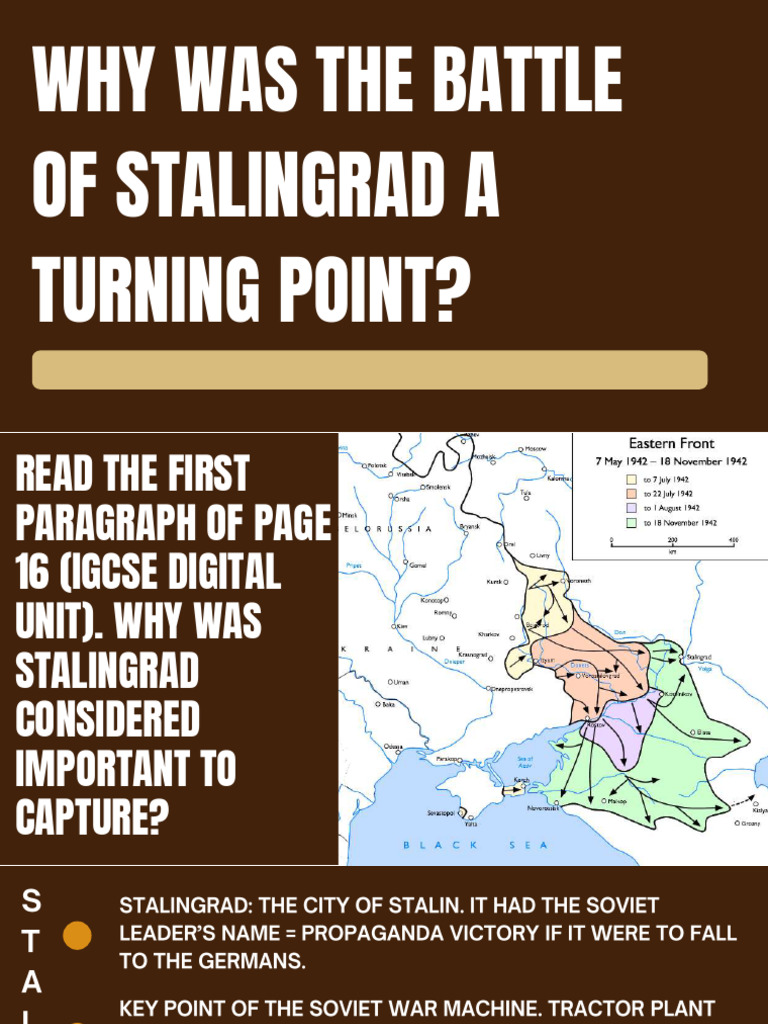 Why Was The Battle of Stalingrad A Turning Point | PDF | Battle Of ...