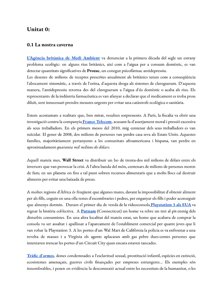 Unitat 0 (Introducció) | PDF