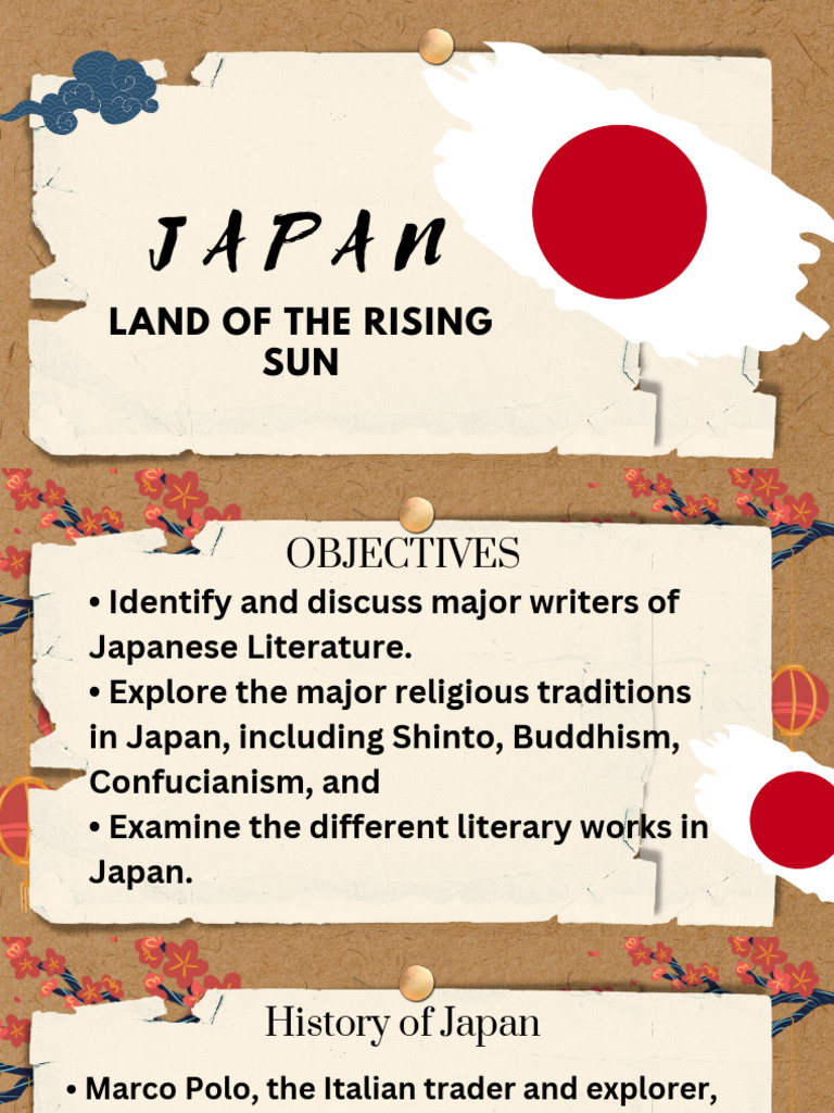 Japan-The Land of Rising Sun | PDF | Poetry | Japanese Poetry