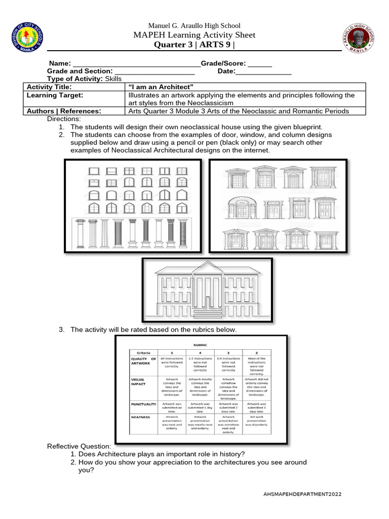 Q4-PETA ARTS Architecture | PDF