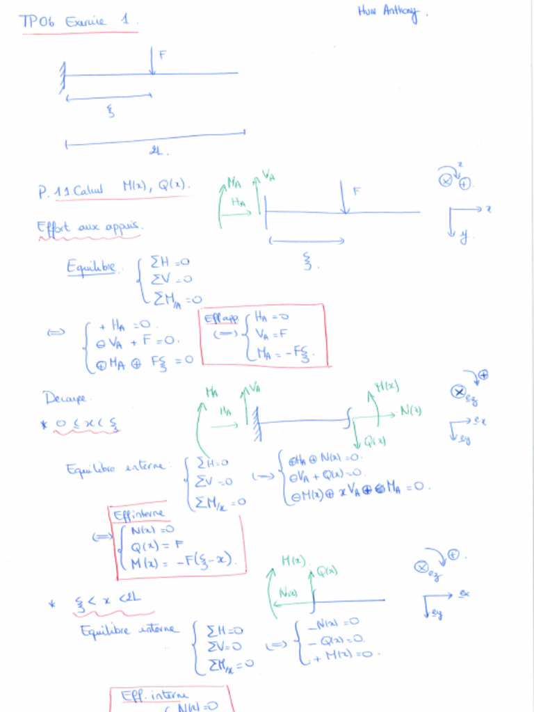 TP 06 Note de Calculs (2024) | PDF