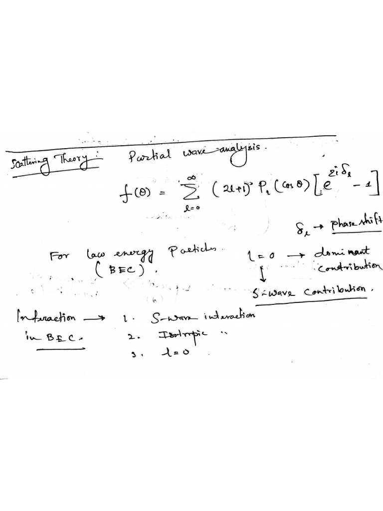 Cold Atom Notes | PDF