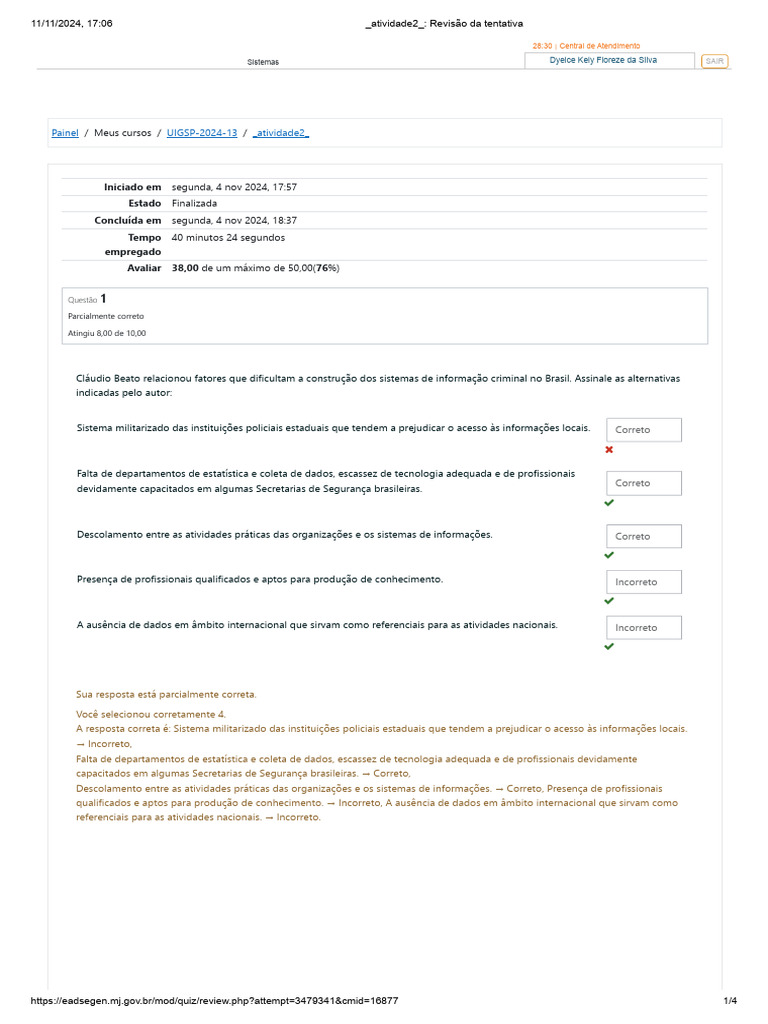 Atividade2 - Revisão Da Tentativa | PDF