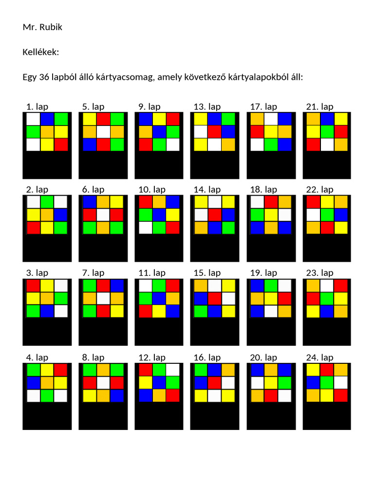 Mr. Rubik | PDF