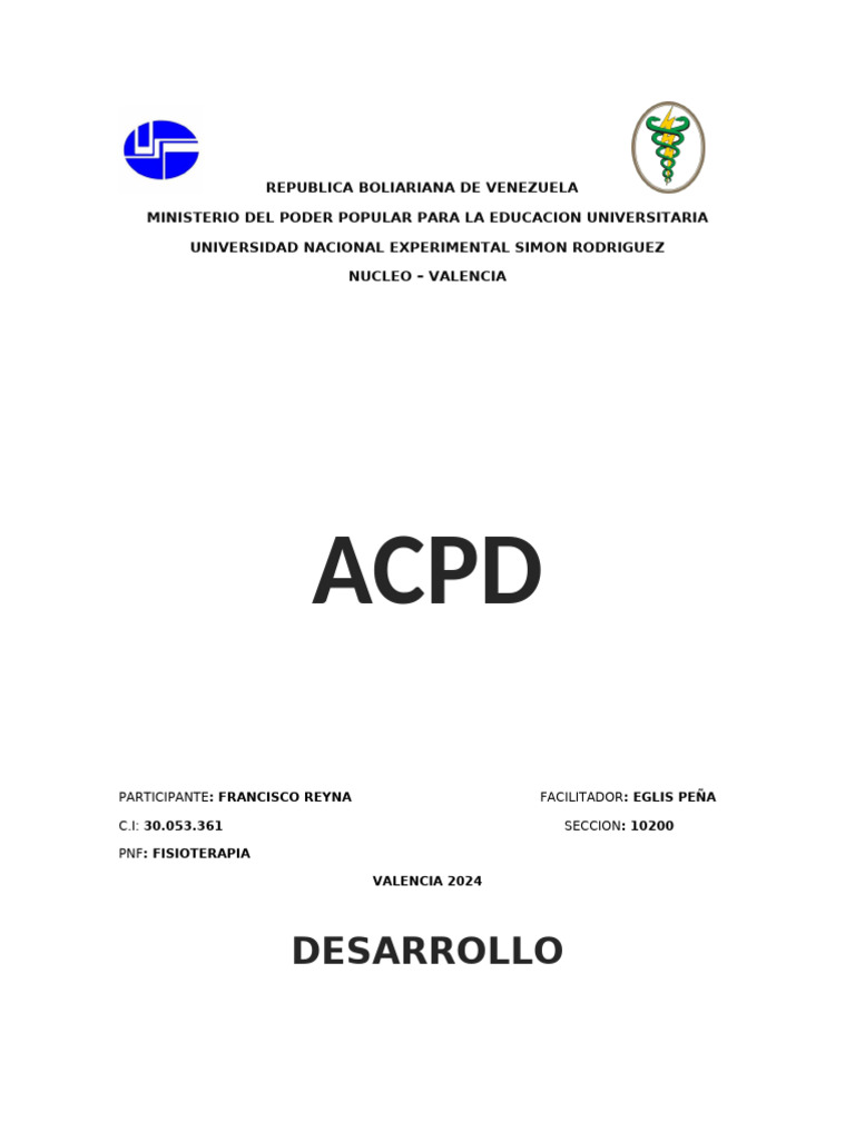 ACPD | PDF | Comunidad