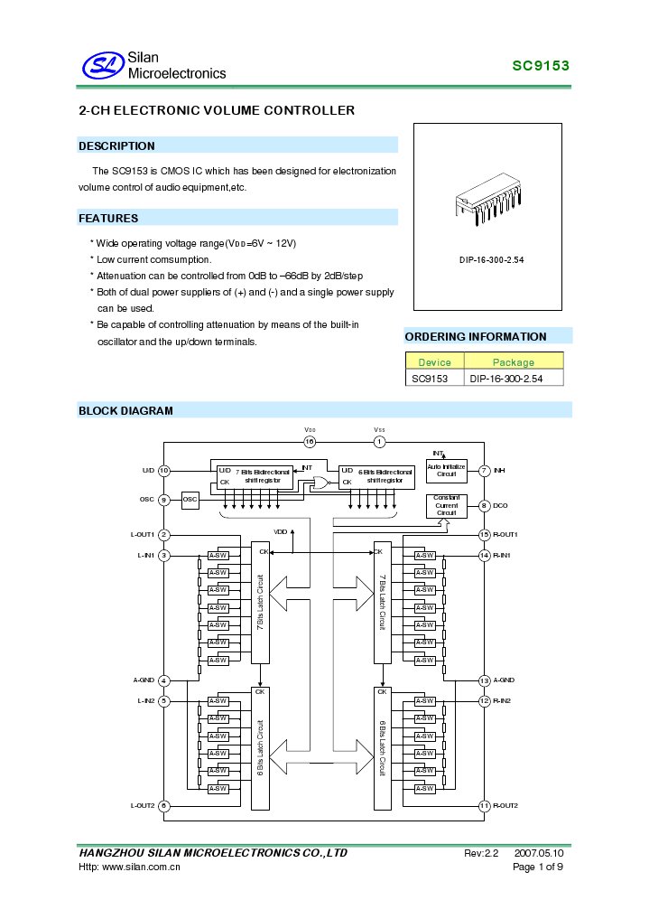 Control Volumen Digital | PDF | Power Supply | Resistor