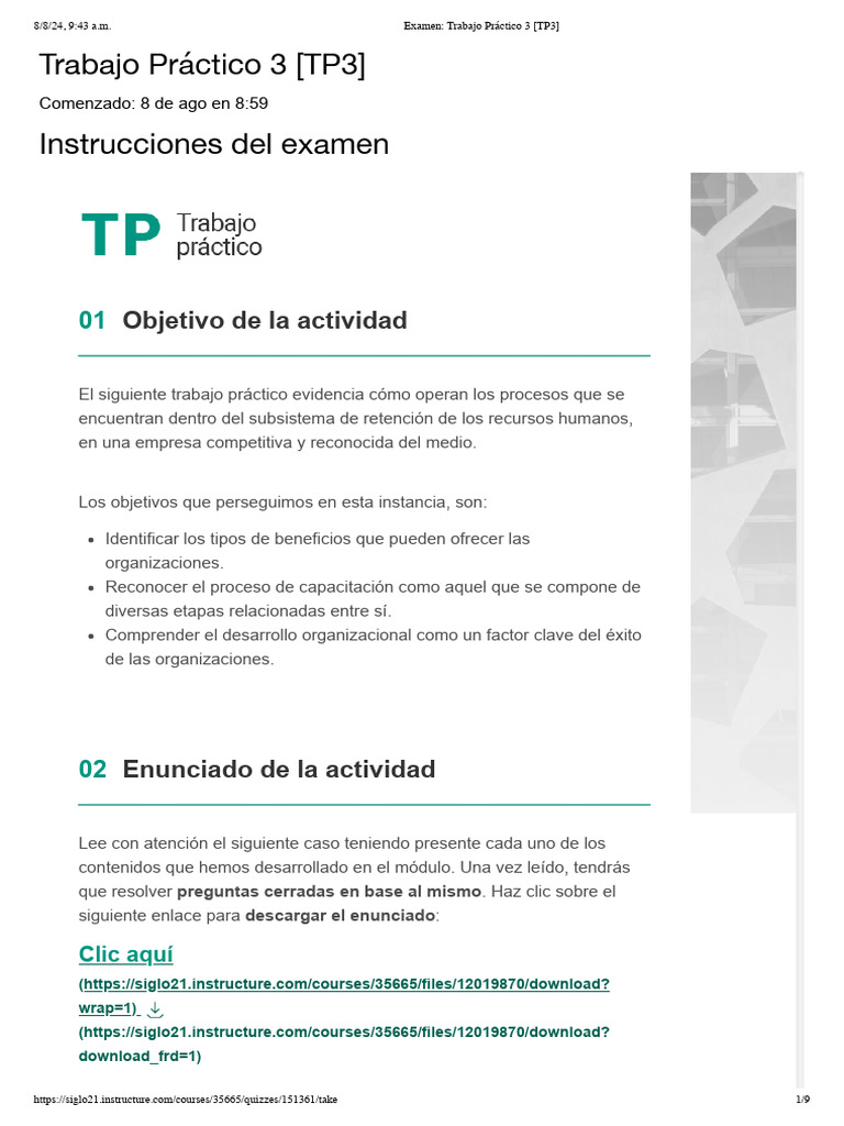 Administracion de RRHH (TP3) | PDF | Gestión de recursos humanos | Business