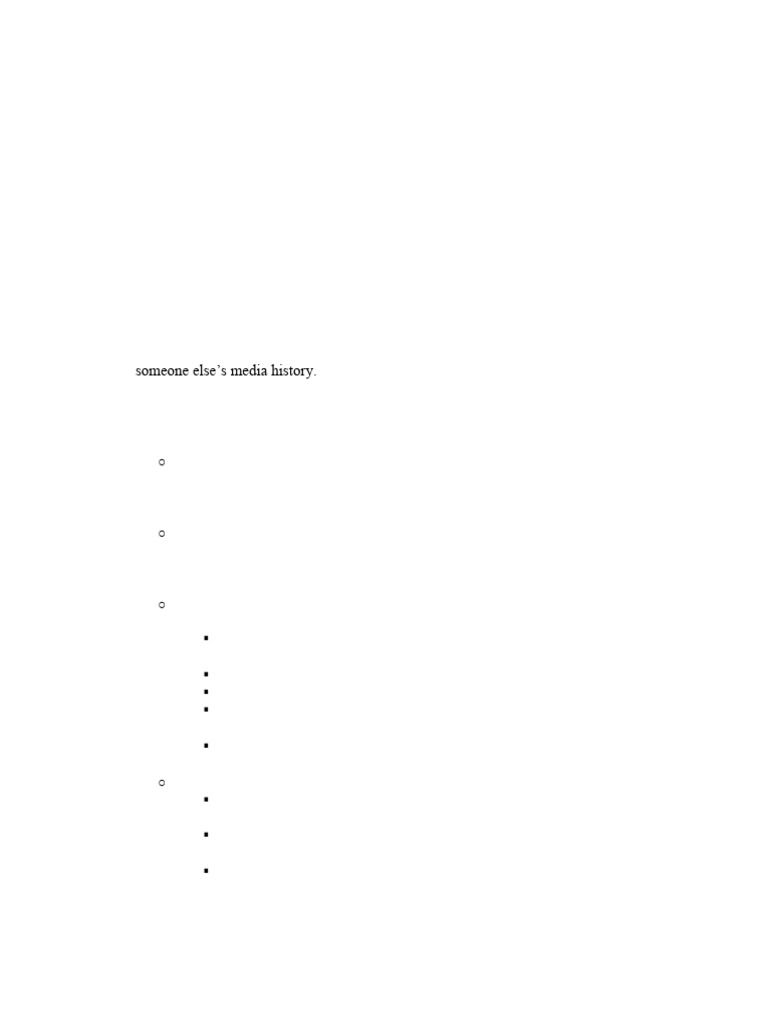 Media History Interview Assignment | PDF | Interview | Communication