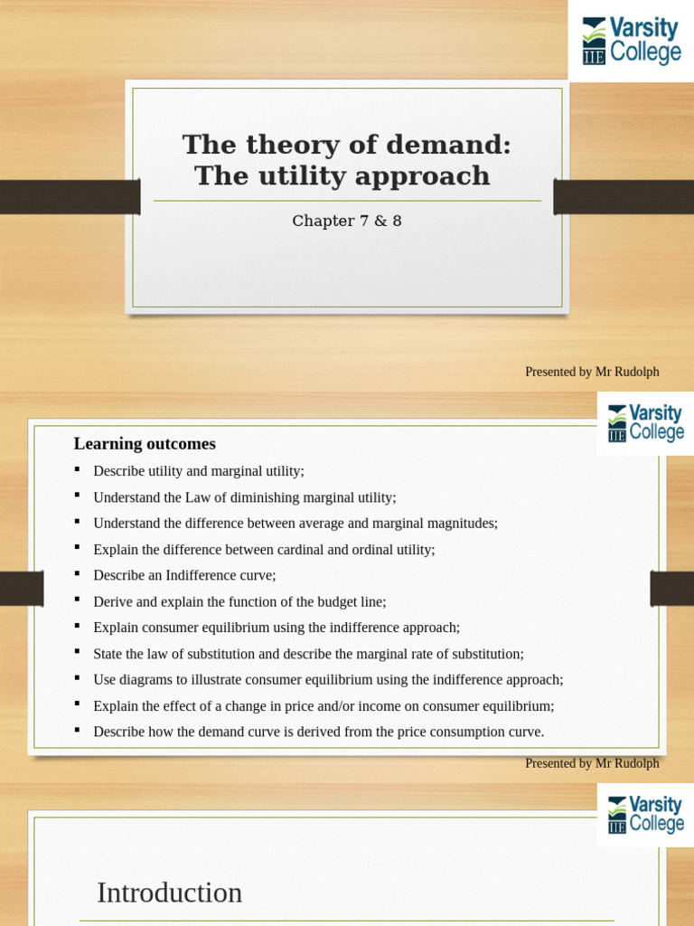 Chapter 7 & 8 Utility | PDF | Utility | Consumer Behaviour