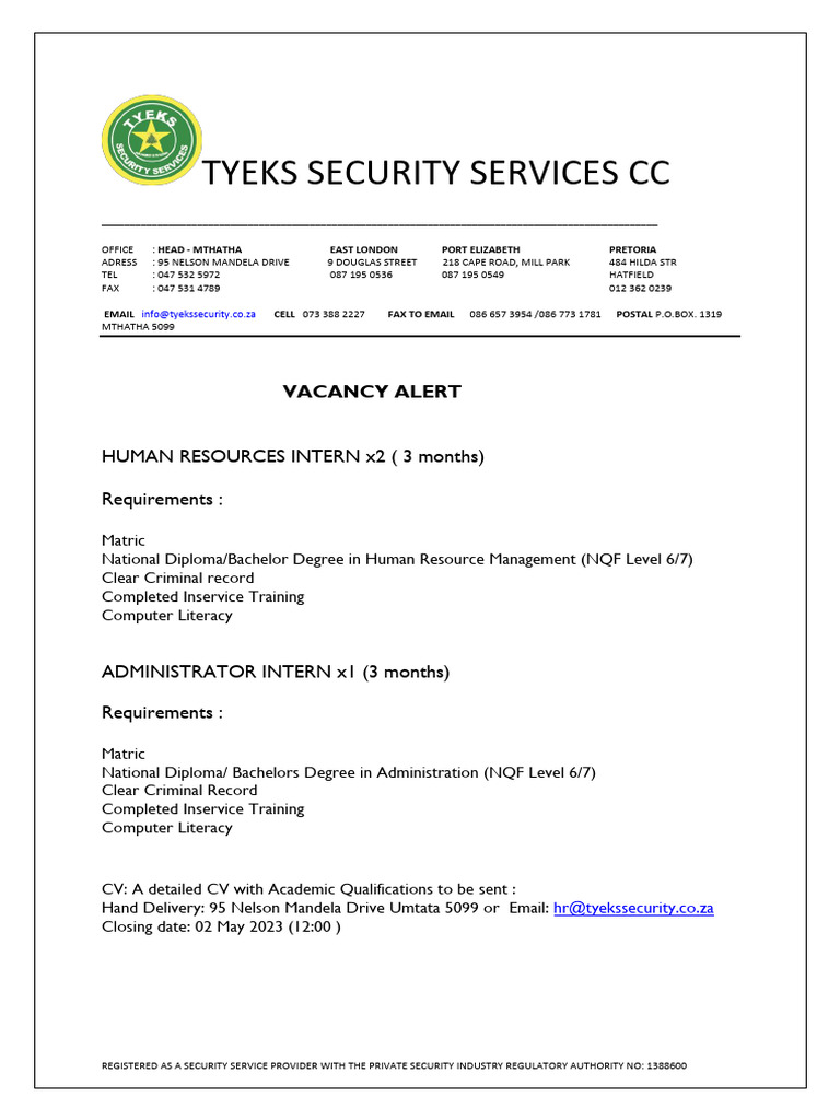 Internship Programme | PDF