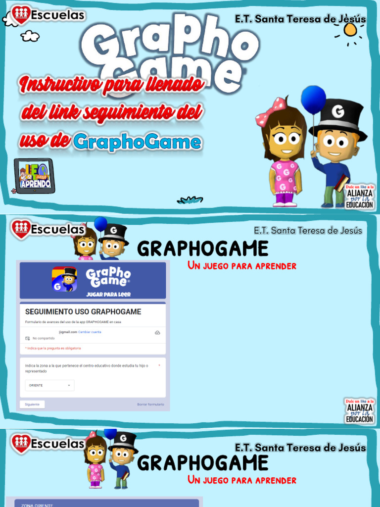 Instructivo para Llenado Del Link Graphogame | PDF