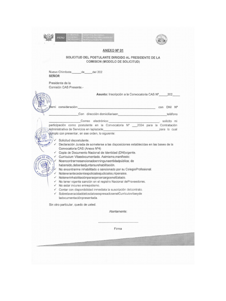 Formatos Anexos.. | PDF