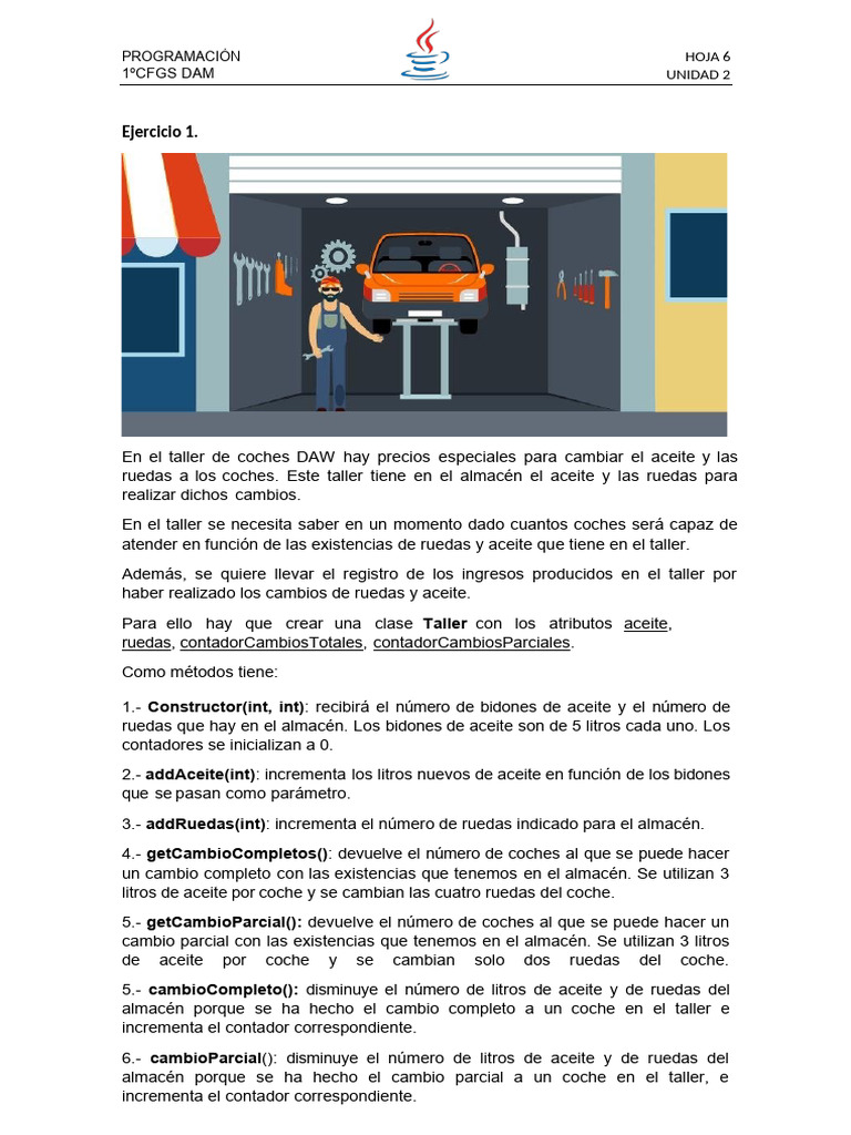 Hoja06 POO 02 | PDF | Programación de computadoras | Informática