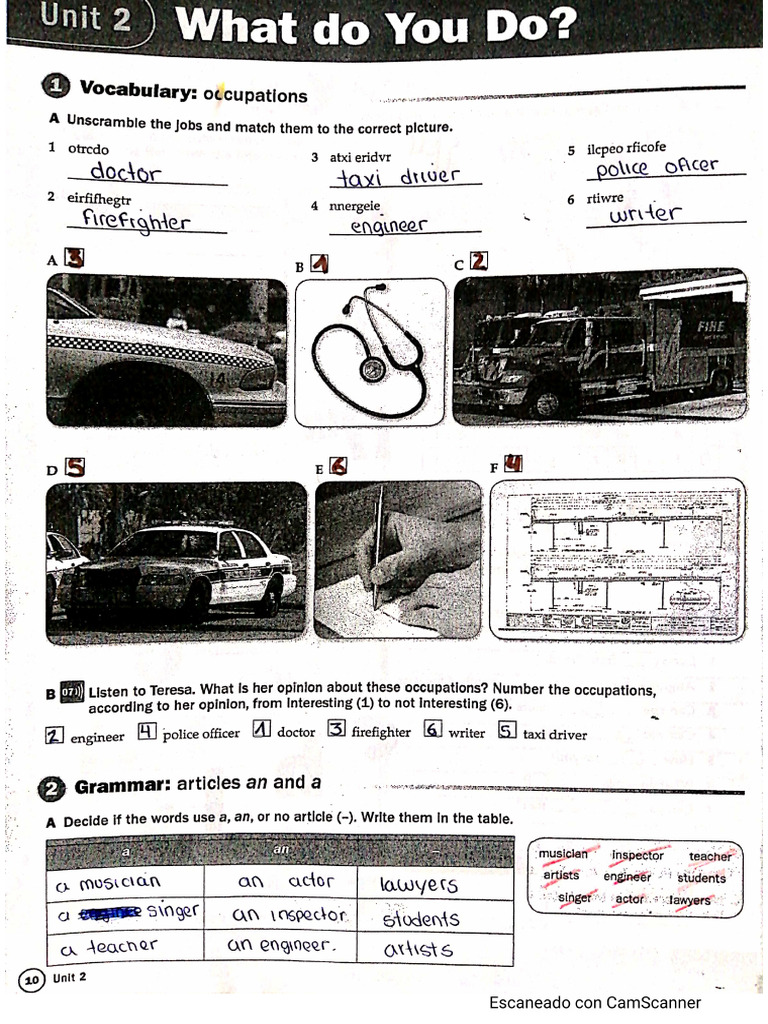 Fidel Manuel López López Workbook Pages 10,11 | PDF