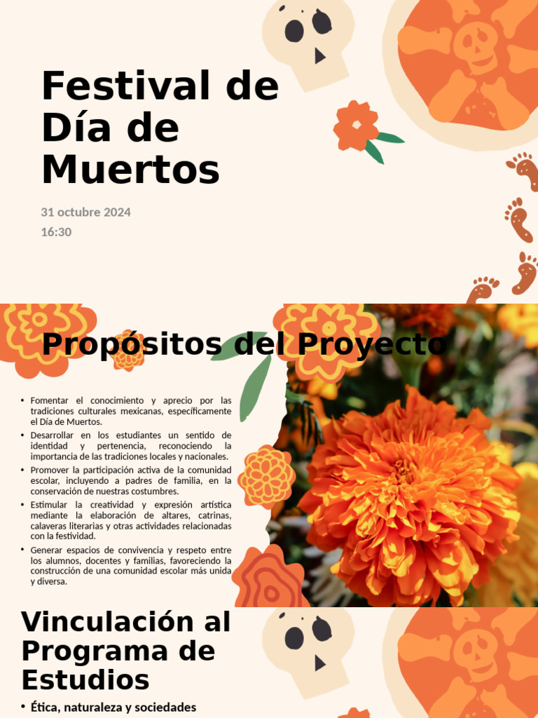 Proyecto Día de Muertos | PDF | Tradiciones