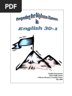 ELA 30-1 Writing Standards Examples | PDF | English Studies | Teachers