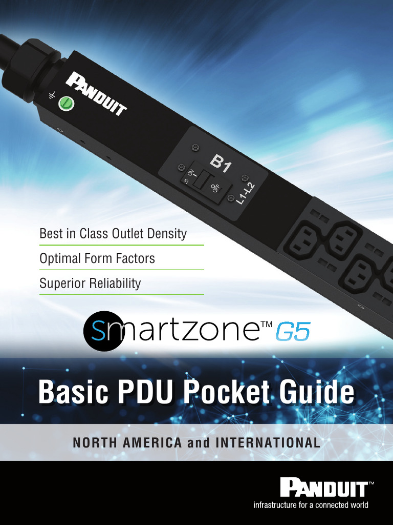 Basic PDU Pocket Guide: Best in Class Outlet Density Optimal Form Factors Superior Reliability ...