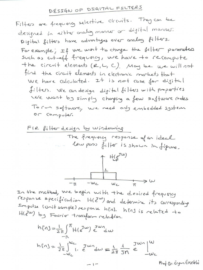 Digital Filter Design11331 | PDF | Filter (Signal Processing ...
