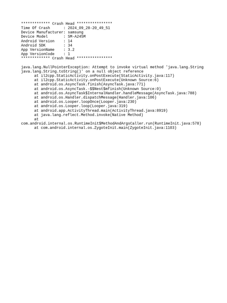 Mod Menu Crash 2024 09 28-20 49 51 | PDF | Computers | Technology & Engineering
