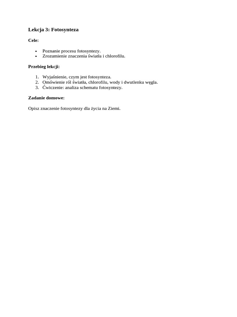 Lekcja 3 | PDF