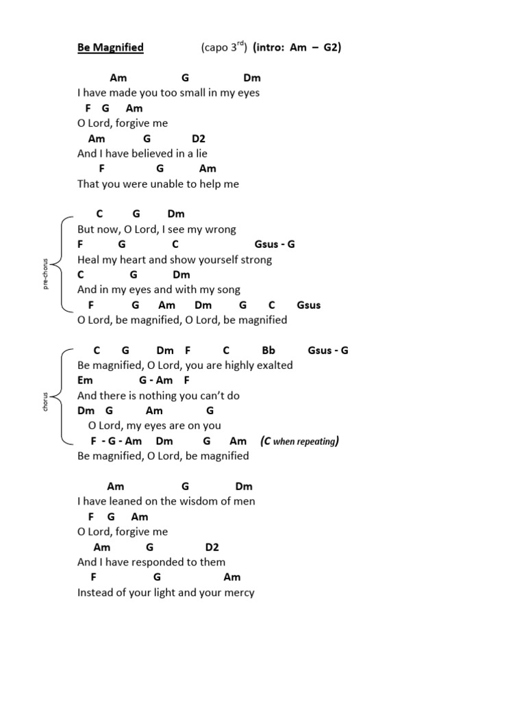 Be Magnified (C) | PDF