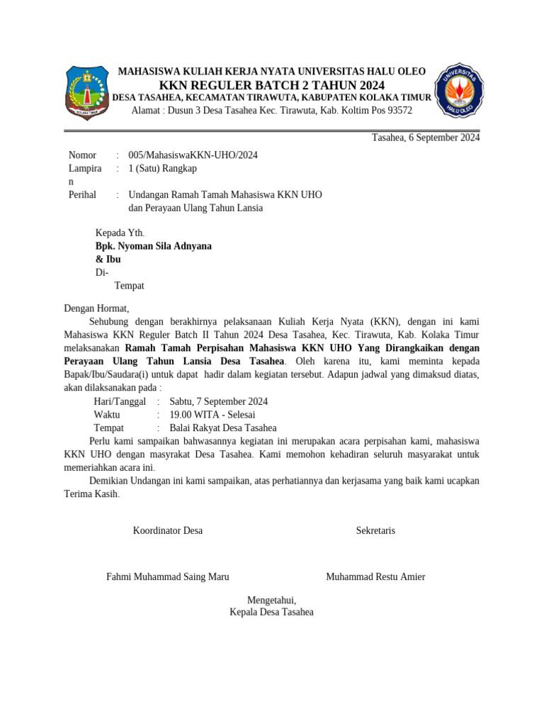 Undangan Seminar | PDF