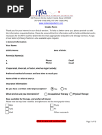 Pediatric Physical Therapy Evaluation Form | PDF