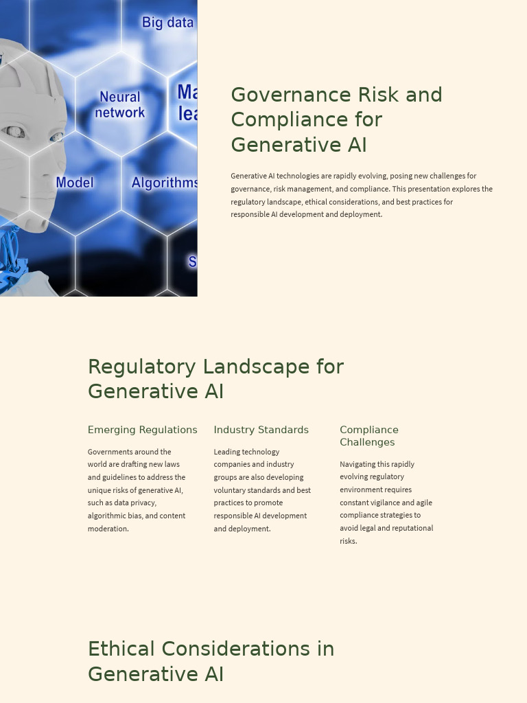GRC Framework in Generative AI | PDF | Artificial Intelligence ...