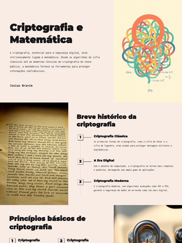 Criptografia e Matematica | PDF | Criptografia | Criptografia de chave pública