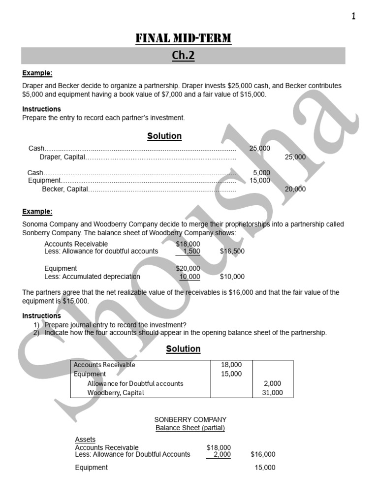 2E Company (Tue - 5-11-2024) - Final Mid-Term | PDF | Debits And ...