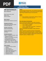 Obrazac Za Pripremu Casa - BO | PDF