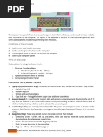 Parts and Functions of The Computer Keyboard | PDF | Cursor (User Interface) | Computer Keyboard