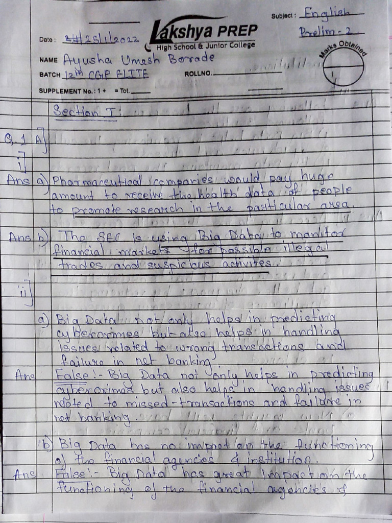 English Prelim 2 | PDF