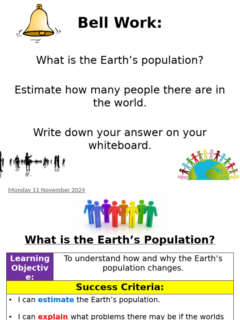 Understanding Earth's Population Growth | PDF | Teaching Methods ...