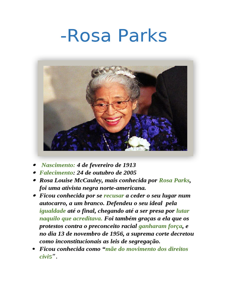 Rosa Parks | PDF
