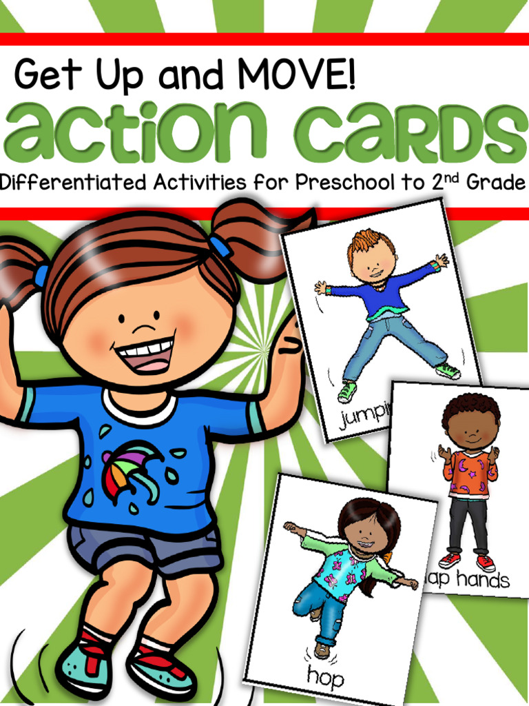 Get Up and MOVE!: Action Cards | PDF | Computing