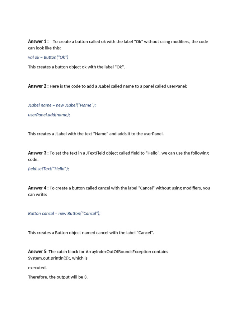 Java GUI and Collection Code Examples | PDF | Computer Science ...
