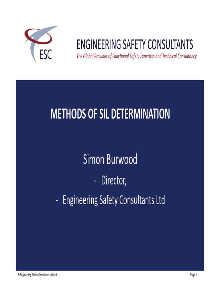 Methods - of - Sil - Determination | PDF | Safety