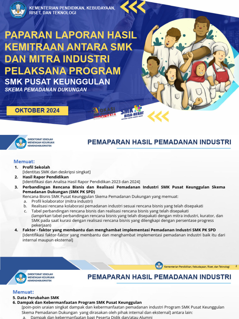 Template Paparan SPD | PDF