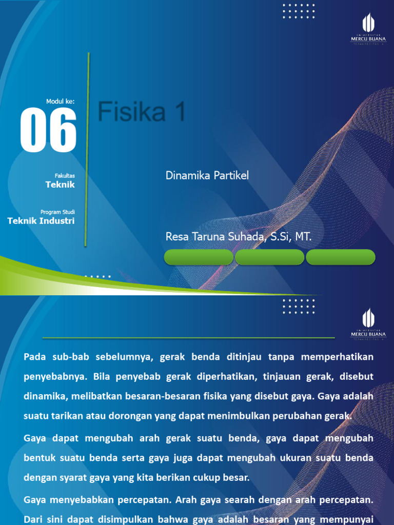 Fisika 1 (TM6) | PDF