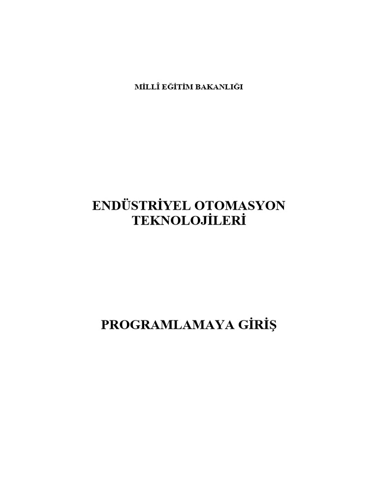 Programlamaya Giriş | PDF